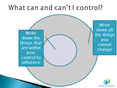 Why You Should Just Take Control Of What You Can Control